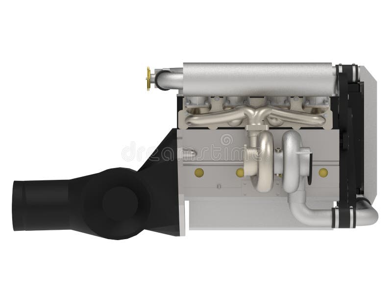 A Turbocharged Four-cylinder, High-performance Engine for a Sports Car ...