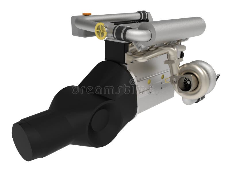 A Turbocharged Four-cylinder, High-performance Engine for a Sports Car ...