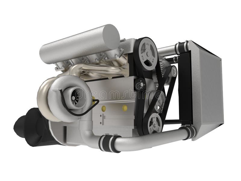 A Turbocharged Four-cylinder, High-performance Engine for a Sports Car ...