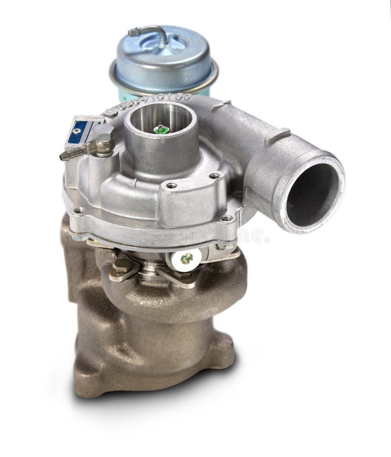 Turbocharger. Turbine for Auto Stock Photo - Image of metallic, drive ...