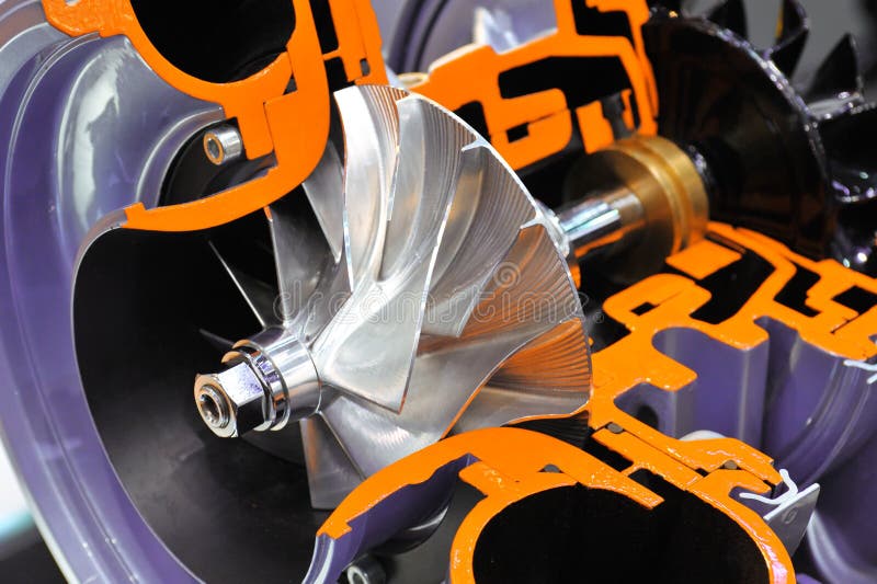 Turbocompresor foto de archivo. Imagen de turbocompresor - 24546272