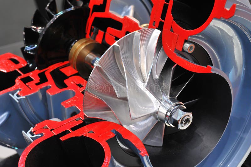 Turbocompresor foto de archivo. Imagen de turbocompresor - 25649218