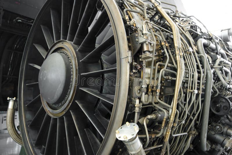 Turbofan jet engine stock photo. Image of aircraft, flight - 63322564