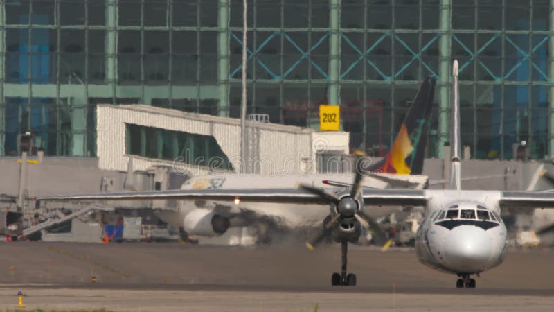 Footage of a Turboprop Aircraft on the Runway Stock Footage - Video of ... Footage of a Turboprop Aircraft on the Runway Stock Footage - Video of ...