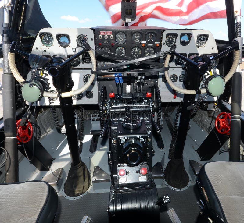 Turboprop airplane cockpit stock photo. Image of transportation - 40735890