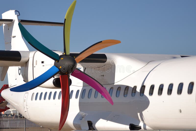 Turboprop engine stock image. Image of flying, comfort - 51854947