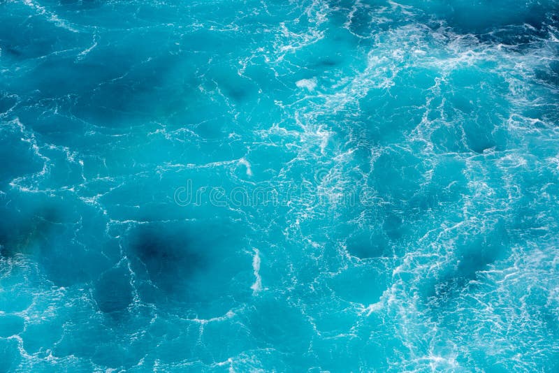 Turbulence Flow of Sea Water Happen by the Ship Moving Stock Photo ...