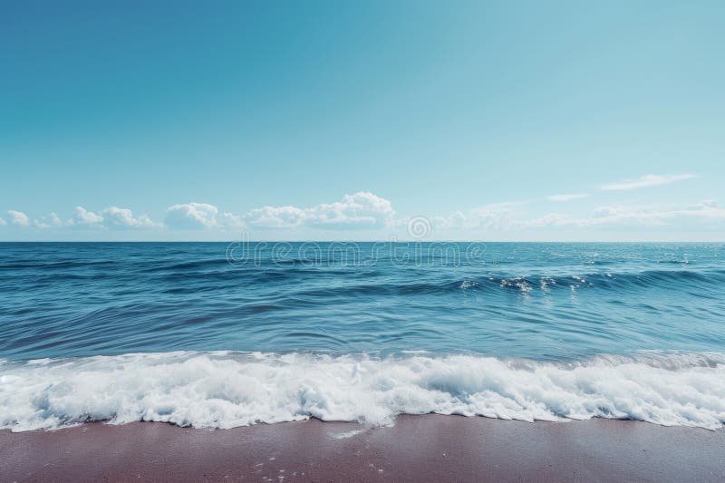 Turbulent Waves at the Beach during Daytime. Stock Photo - Image of ...