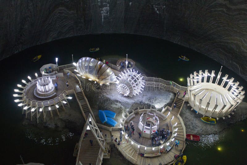 Turda salina editorial stock photo. Image of turda, water - 20702108