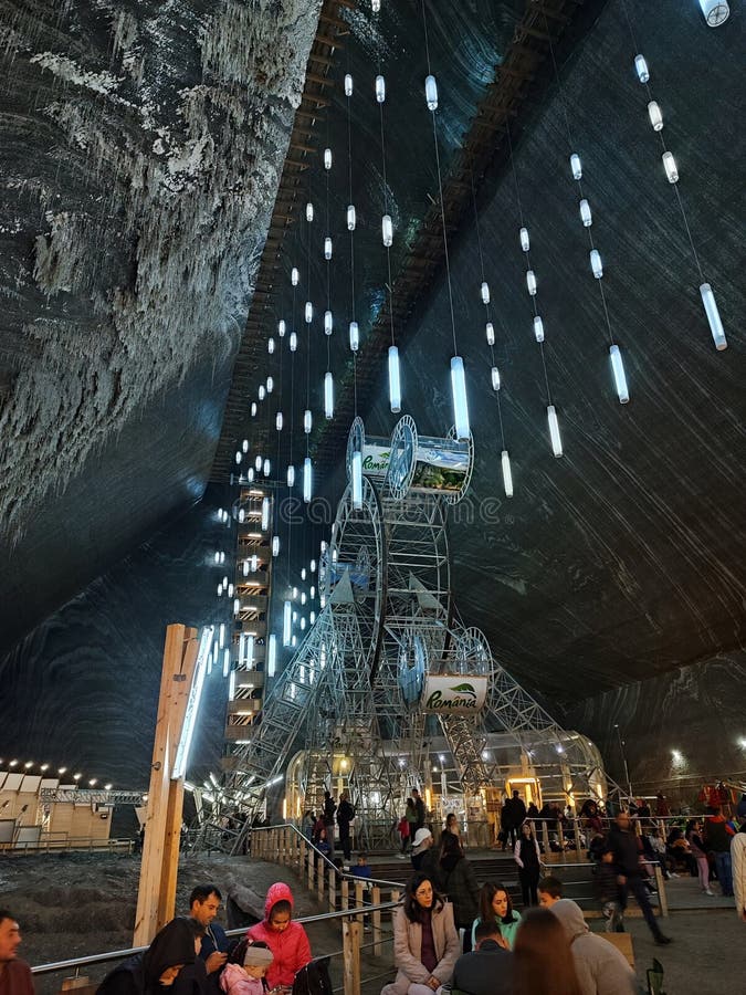 Turda Salt Mine& X28; Romania& X29; Editorial Stock Photo - Image of ...