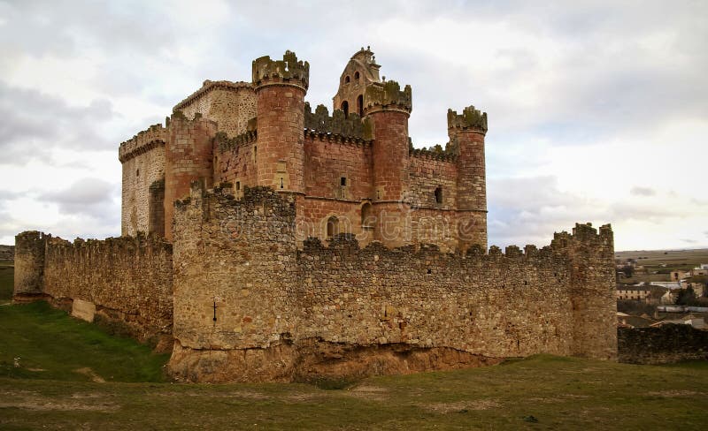 Turegano Castle, Castilla Y Leon, Spain Stock Photo - Image of ...