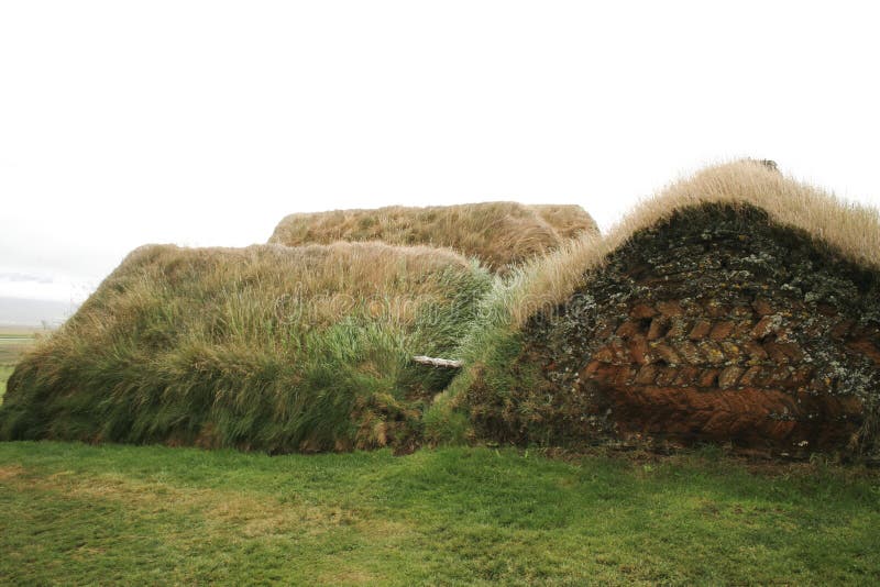 Turf houses stock image. Image of season, building, green - 13921357