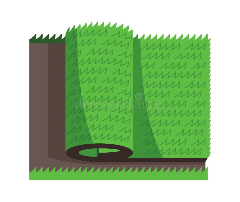 Turfing Icon - Meadow Surface for Gardening Stock Vector - Illustration ...