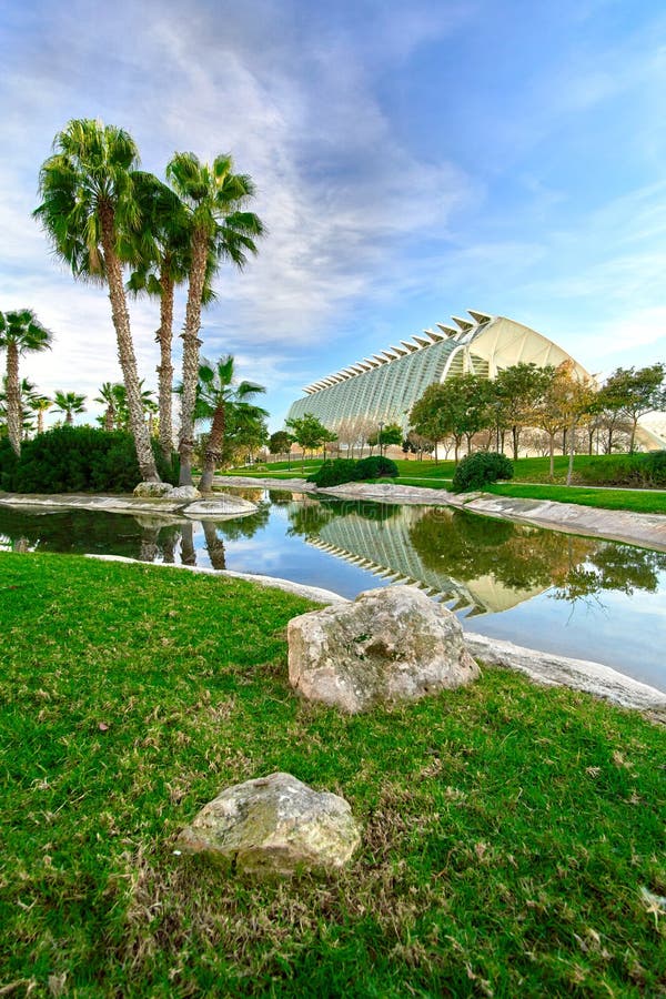 Turia Gardens panorama stock photo. Image of valencia - 73849686