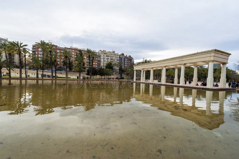 Turia Park in Valencia. Spain Editorial Photography - Image of urban ...
