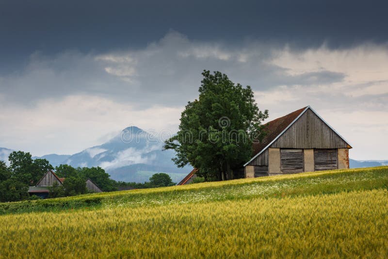 Turiec region, Slovakia stock photo. Image of wooden - 159319616