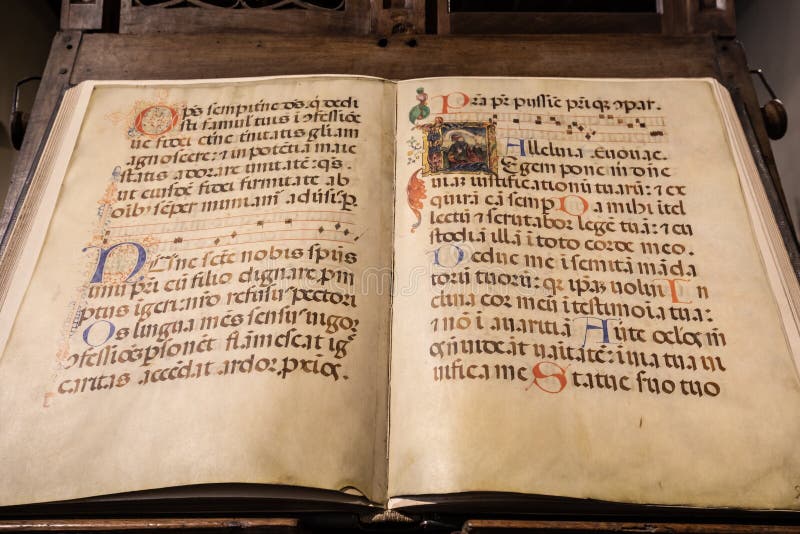 Antique Medieval Manuscript with Ancient Calligraphy Editorial Photo ... Antique Medieval Manuscript with Ancient Calligraphy Editorial Photo ...