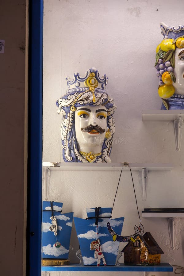 Ceramic Objects Sold at an Artshop in Turin, Italy Editorial Photo ...