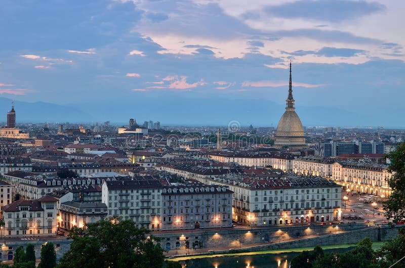 Turin landscape stock photo. Image of piedmont, neoclassic - 63355274