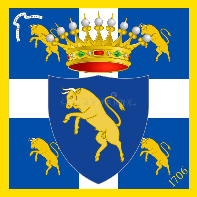 Turin Official Coat of Arms on the Flag, Piedmont, Italy Stock Vector ... Turin Official Coat of Arms on the Flag, Piedmont, Italy Stock Vector ...