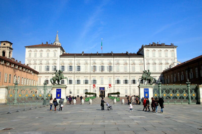 Turin Palazzo Reale editorial photo. Image of castello - 24607811
