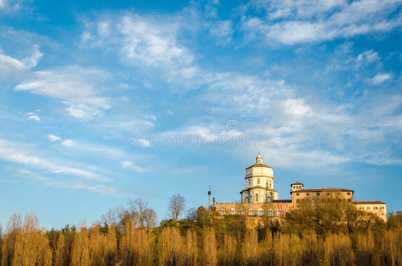 Turin (Torino), Monte Dei Cappuccini Stock Image - Image of city ...