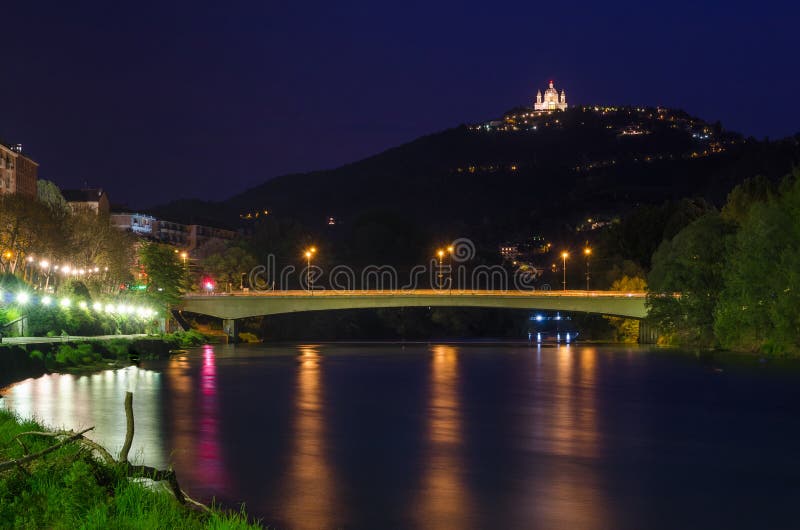 Torino - Po River and Monviso Stock Image - Image of castello, kingdom ...