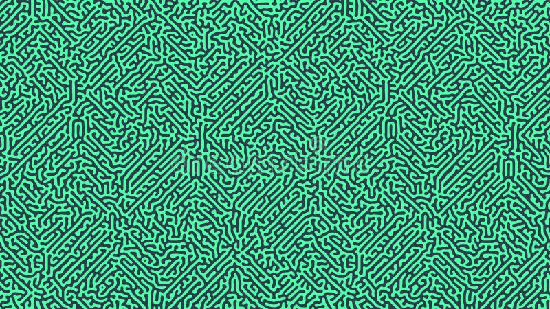 Turing Diffusion Effect Vector Psychedelic Structure Turquoise Wide ...