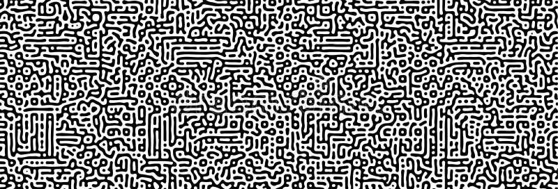 Turing Pattern. Monochrome Texture. Cool Modern Abstract Vector ...