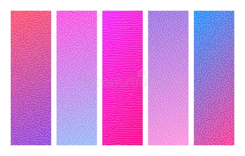 Turing Reaction Colorful Background Stock Vector Illustration Of