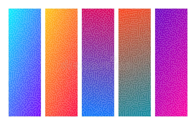 Turing Reaction Colorful Background Stock Vector Illustration Of