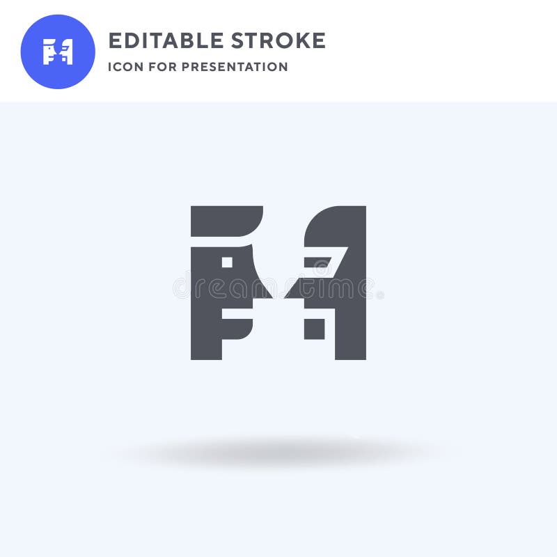 Turing Test Icon Vector, Filled Flat Sign, Solid Pictogram Isolated on ...