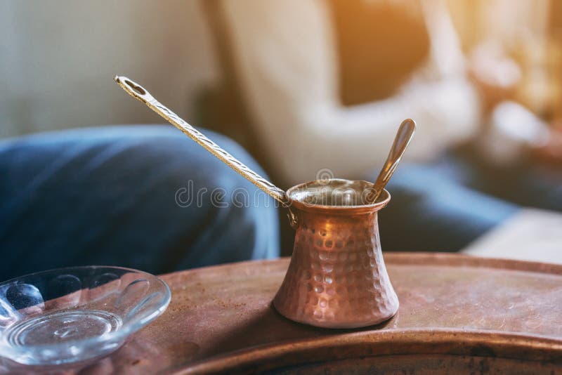 Turk Empty Coffee Stands on the Edge Stock Image - Image of fresh ...