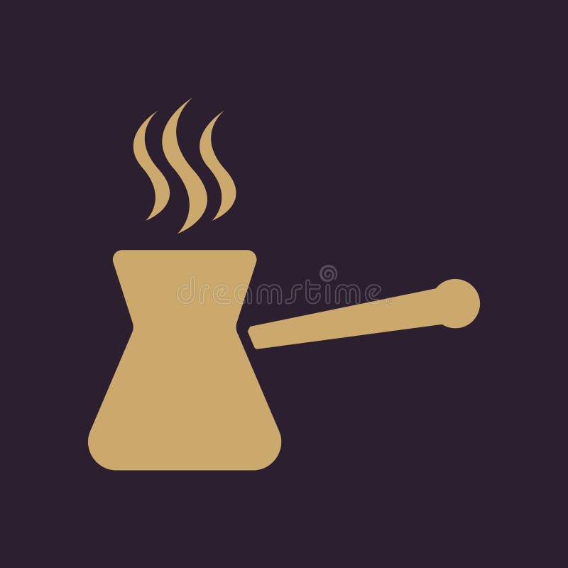 The Turk Icon. Coffee Symbol Stock Vector - Illustration of restaurant ...