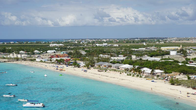 Turk Island Grande Em Ilhas Turcos E Caicos Imagem de Stock - Imagem de ...