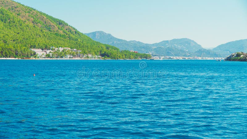 Turkey: Aegean Sea and Mountain Views Stock Photo - Image of beautiful ...