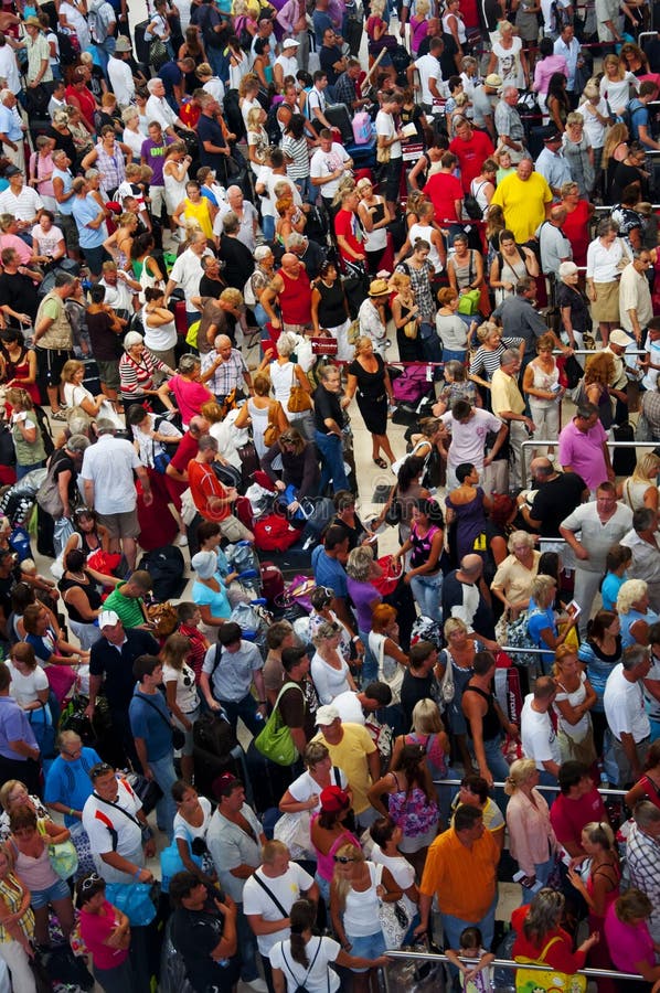 Turkey, Antalya, Crowd of People Editorial Image - Image of hangar ...