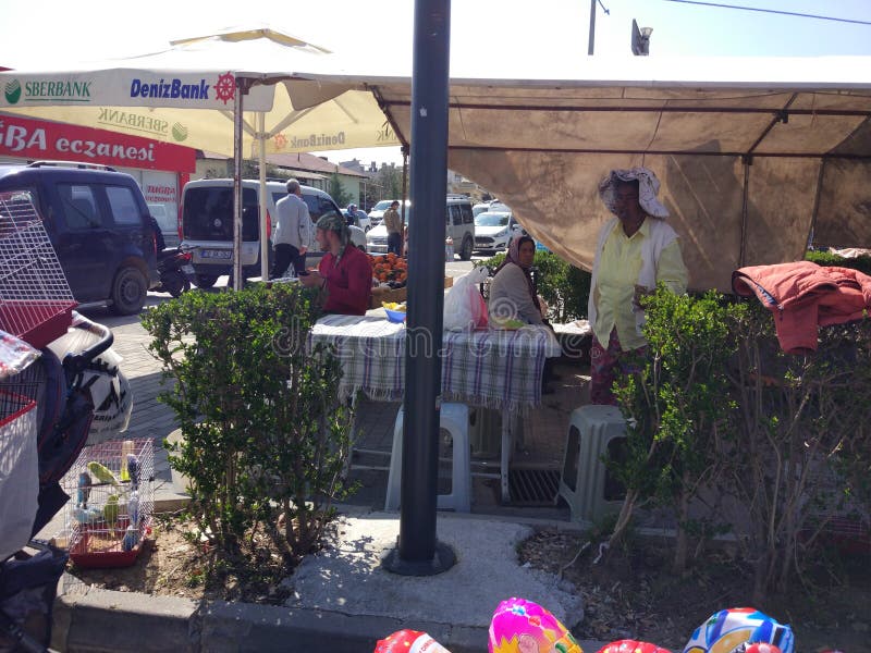 Turkish Bazaar Fruit and Vegetable Stall Editorial Image - Image of ...