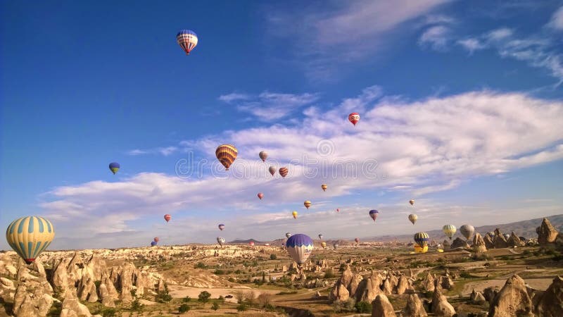 Turkey balloon ride editorial stock image. Image of balloon - 75070804