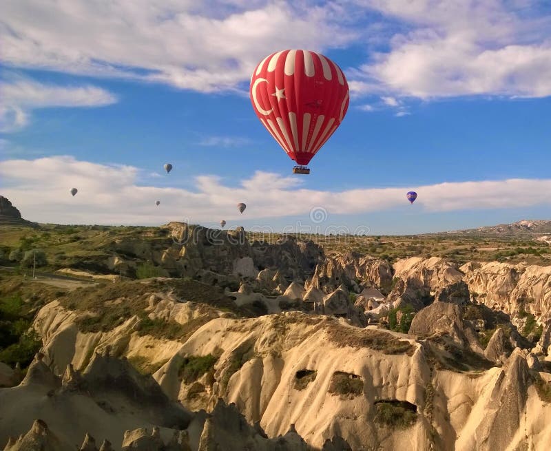 Turkey balloons.. editorial image. Image of adventure - 75070770