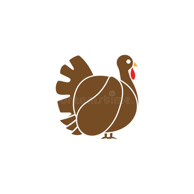 Turkey Bird Icon Design Template Vector Isolated Illustration Stock ...