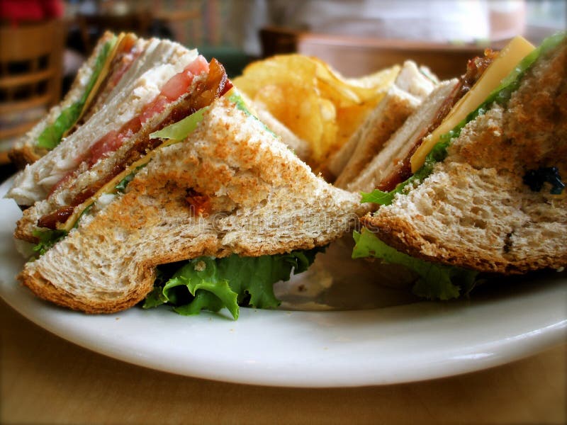 Turkey BLT Sandwich stock photo. Image of food, potato - 2717692