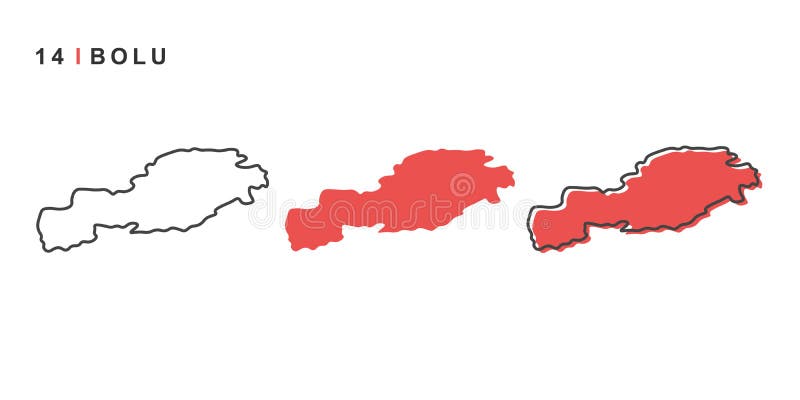 Bolu map vector stock vector. Illustration of icon, geography - 133586831