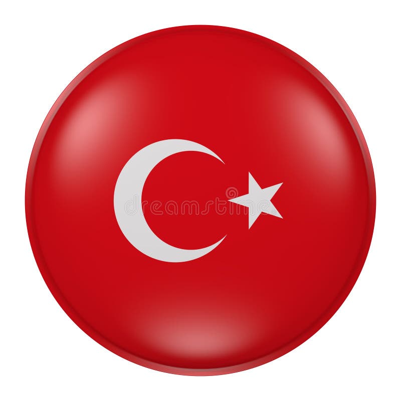 Turkey button stock illustration. Illustration of europe - 85108202