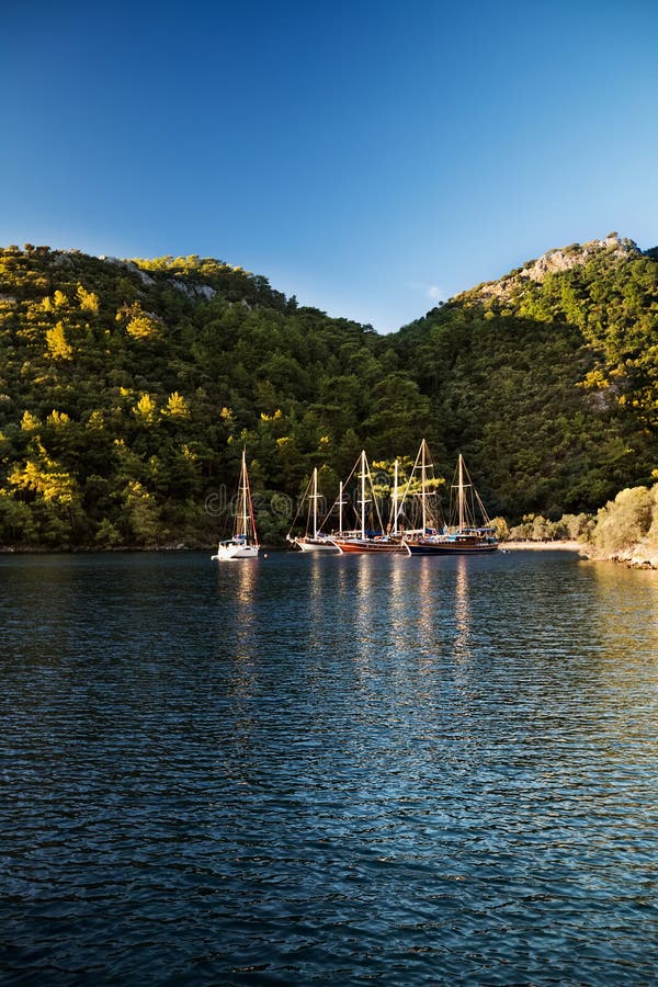 Turkey stock photo. Image of seascape, ship, hill, ripple - 80150280
