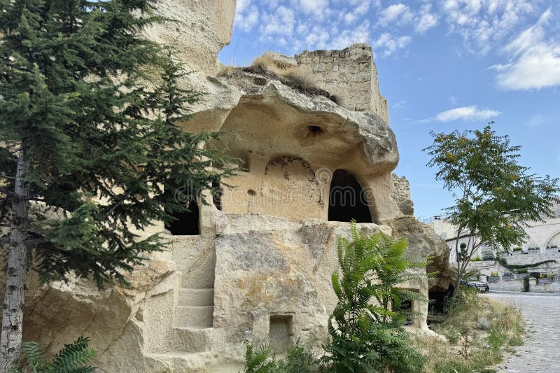Empt Cave Houses Still Remained in Cappadocia, Turkey Stock Image ...