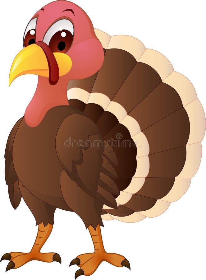 Cartoon turkey running stock vector. Illustration of fast - 34607153