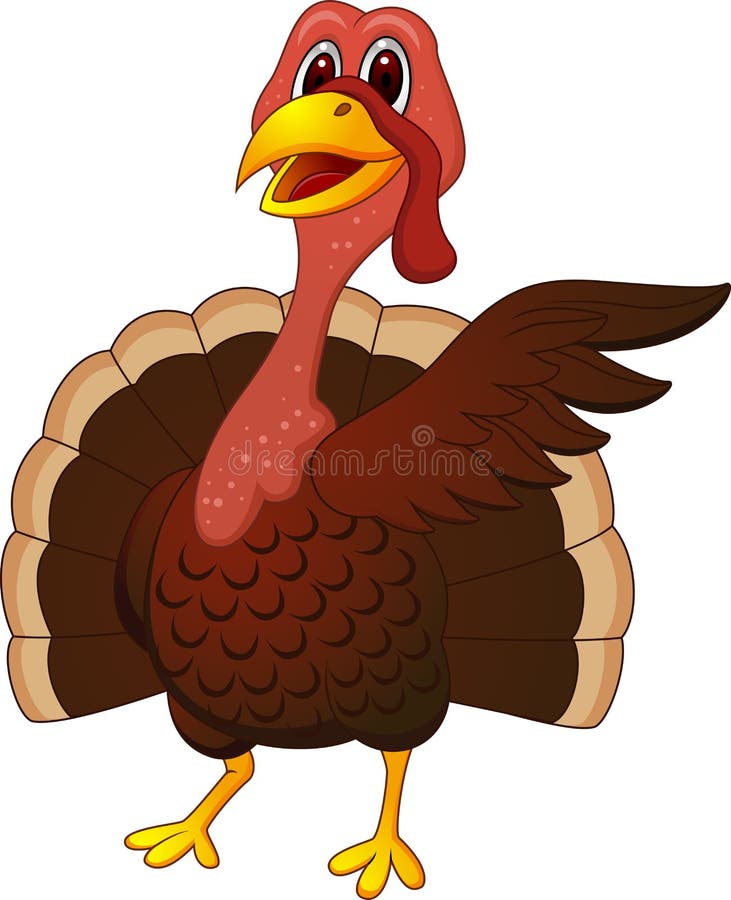 Cartoon turkey running stock vector. Illustration of fast - 34607153