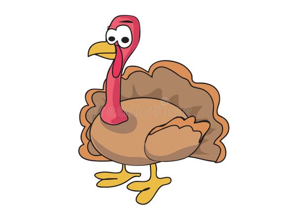 Turkey cartoon stock vector. Illustration of thankful - 6915042