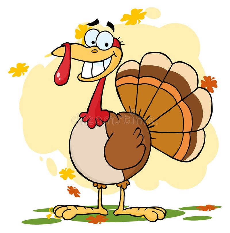 Turkey cartoon character stock vector. Illustration of illustrate ...